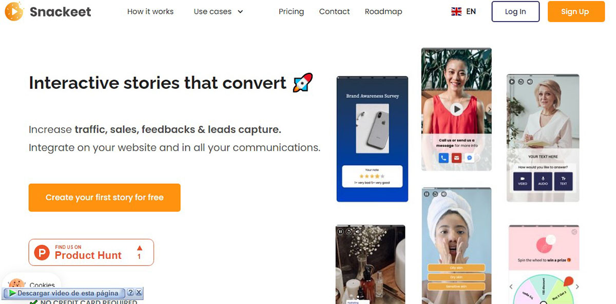 Snackeet, herramienta que te permitirá añadir historias a tu sitio web ...