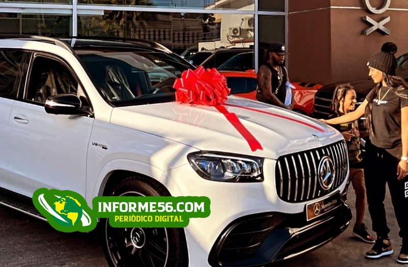 El Alfa sorprende a su esposa con una yipeta Mercedes Benz 2023 | Informe56