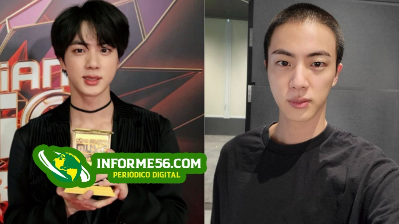 Jin, de BTS, luce nuevo corte de pelo para realizar el servicio militar | Informe56