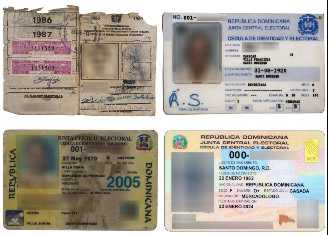 Cómo ha evolucionado la cédula de identidad y electoral dominicana ...